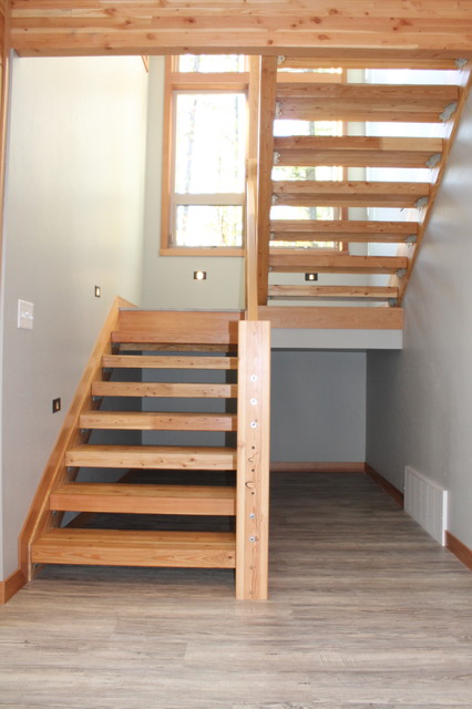 The Beach House - Rustic - Staircase - Other - by Lindal Cedar Homes ...