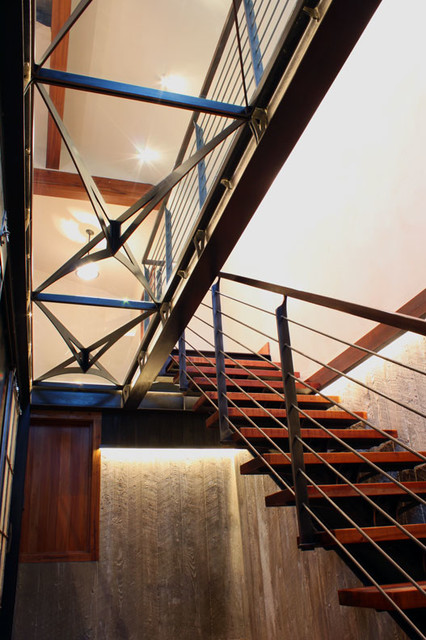 The Bridger Stair and Railing - Contemporary - Staircase - Other - by ...