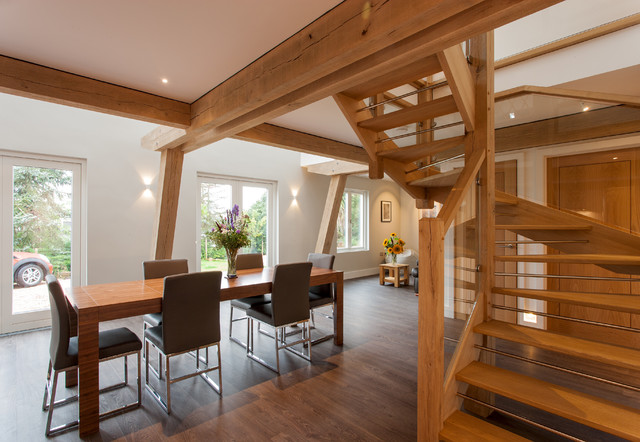 The Carpenter Oak Show House, Kingskerswell - Contemporary - Staircase ...