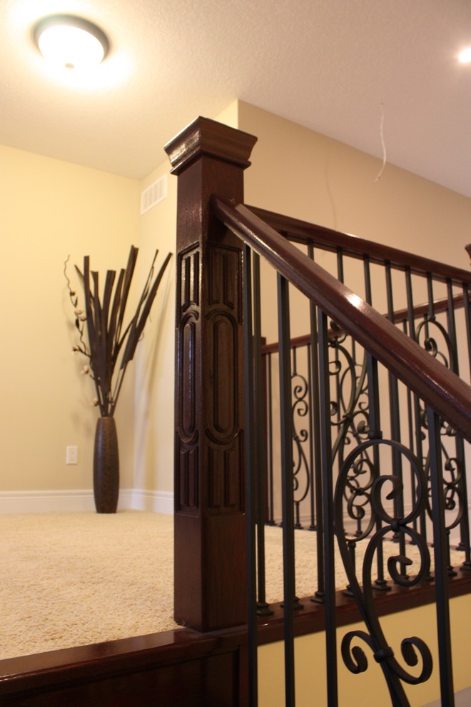 The Ellipse Newel - Traditional - Staircase - Toronto - by Flourish ...