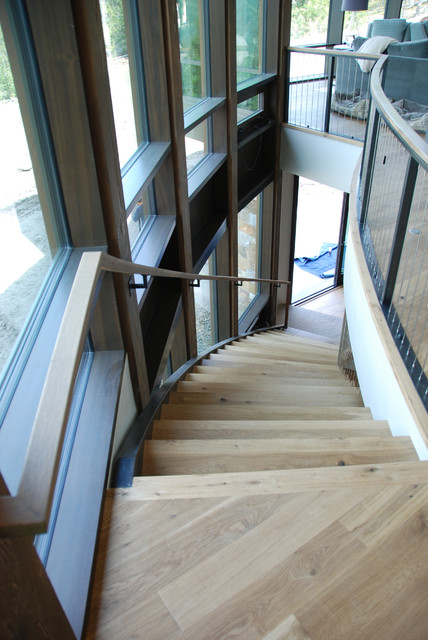 The Floating Cable Stair - Contemporary - Staircase - Other - by ...