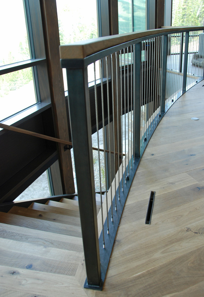 The Floating Cable Stair - Contemporary - Staircase - Other - by ...
