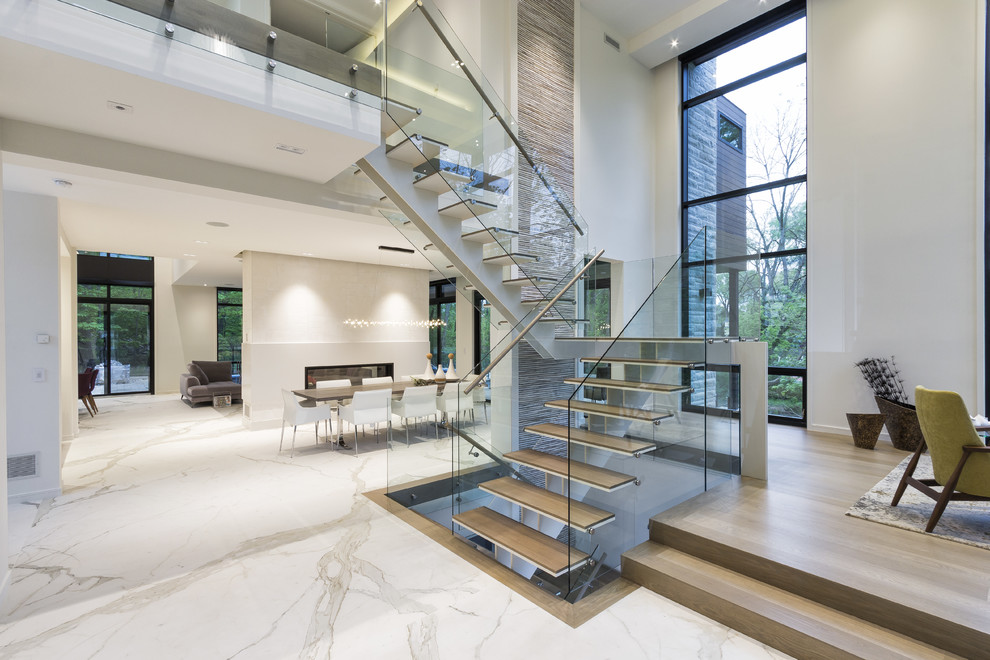 The Glass Corner - Contemporary - Staircase - Toronto - by David Small ...