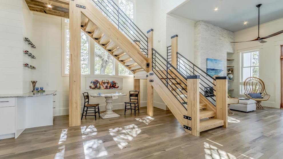 The Grove - Beach Style - Staircase - Miami - by Minchew Construction ...