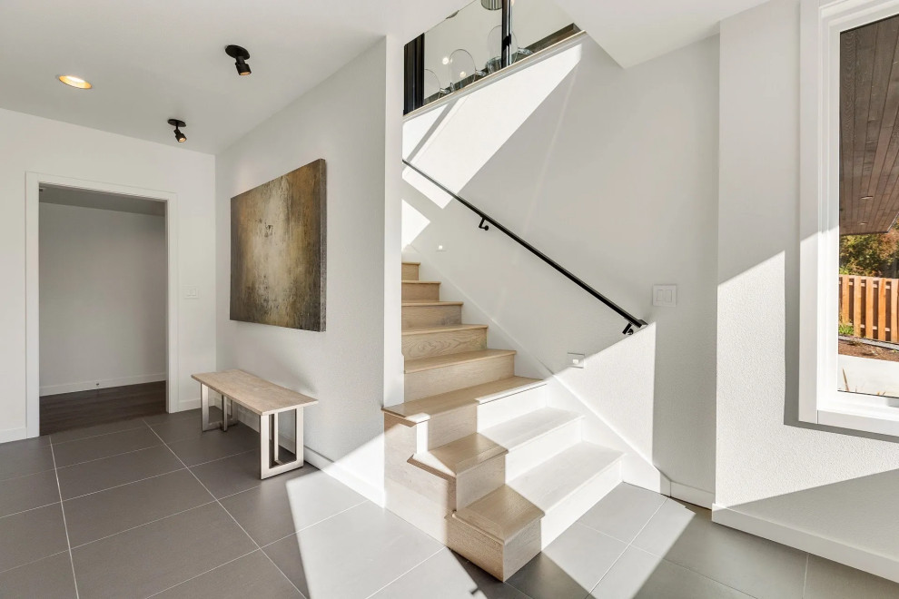 The Longhouse - A Dutch Modern Resurrection - Modern - Staircase ...