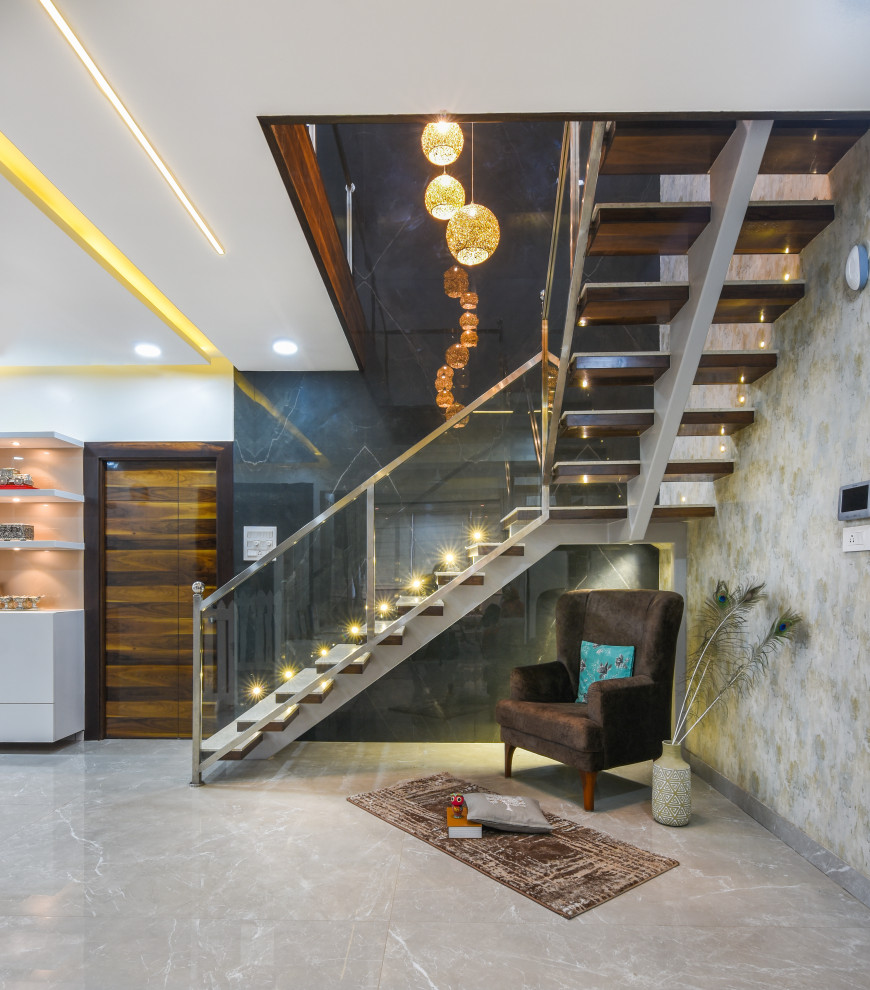 The Sethia's Abode - Modern - Staircase - Bengaluru - by The Line ...