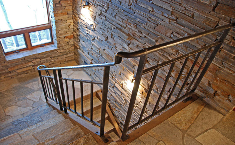 The Snake River Railing - Contemporary - Staircase - Other - by ...