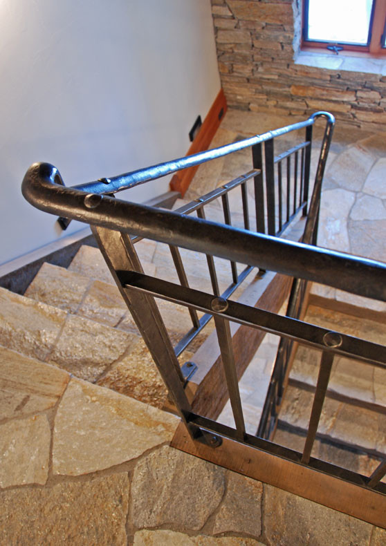 The Snake River Railing - Contemporary - Staircase - Other - by ...
