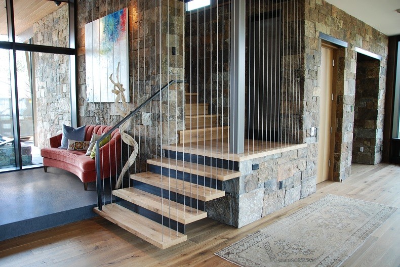 The Waterfall Stair - Contemporary - Staircase - Other - by Brandner ...
