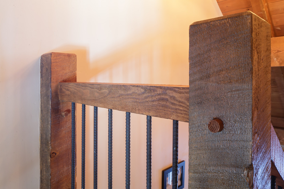 TIMBER FRAME HOME STEAMBOAT SPRINGS, CO - Rustic - Staircase - Denver ...
