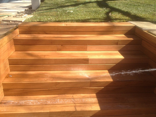 Timber Work - Contemporary - Staircase - Sydney - by A Grade Pools and ...