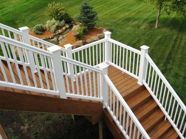 TimberTech Deck and Railing - Traditional - Staircase - Minneapolis ...