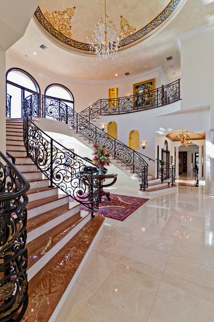 Timeless West Palm Beach Waterfront - Mediterranean - Staircase - Miami ...