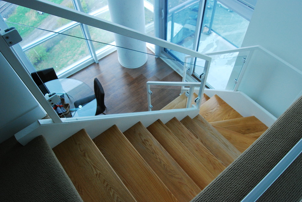 Toddglen iLofts - Modern - Staircase - Toronto - by Deluxe Stair ...