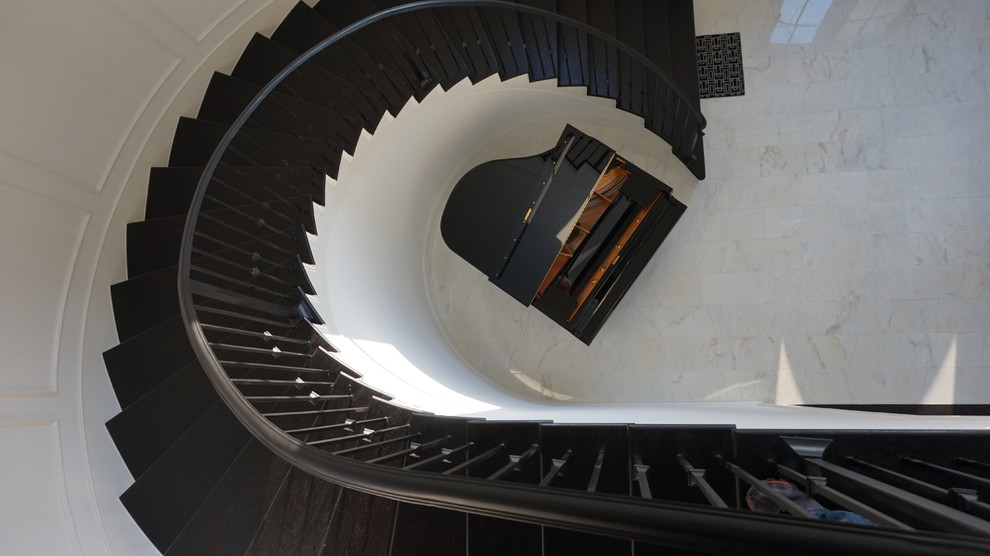 Top view for the staircase - Contemporary - Staircase - Houston - by ...
