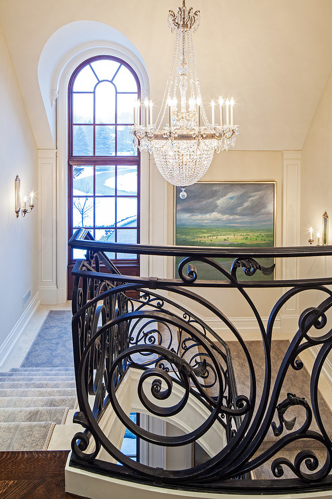 Traditional Tudor Style Home with French Interiors - Traditional ...