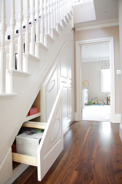 Traditional under stairs storage unit in London, UK - Traditional ...