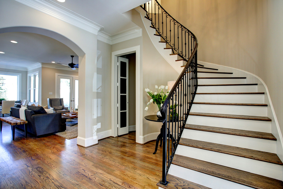 Transitional Custom Home in West University, Texas - Transitional ...