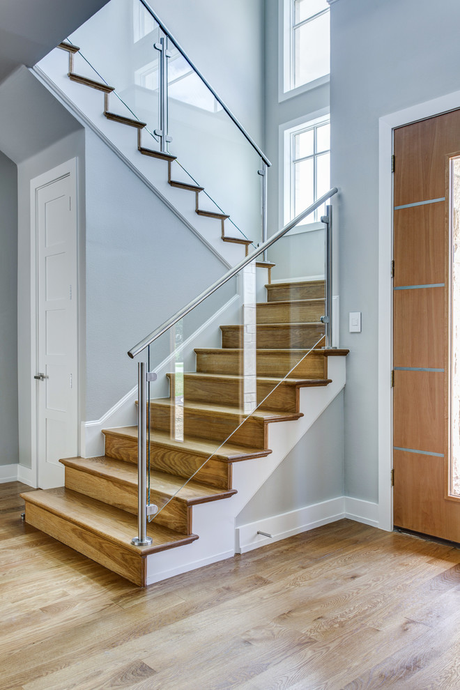Transitional New Construction: Staircase - Transitional - Staircase ...