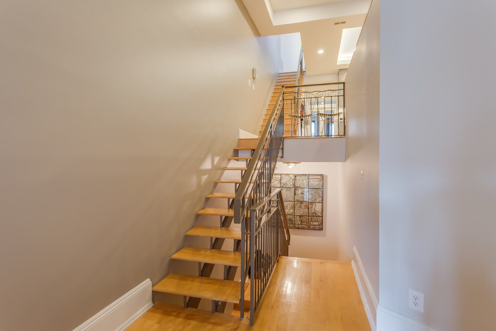 Two Level Condo Renovation with Roof Deck - Modern - Staircase - DC ...