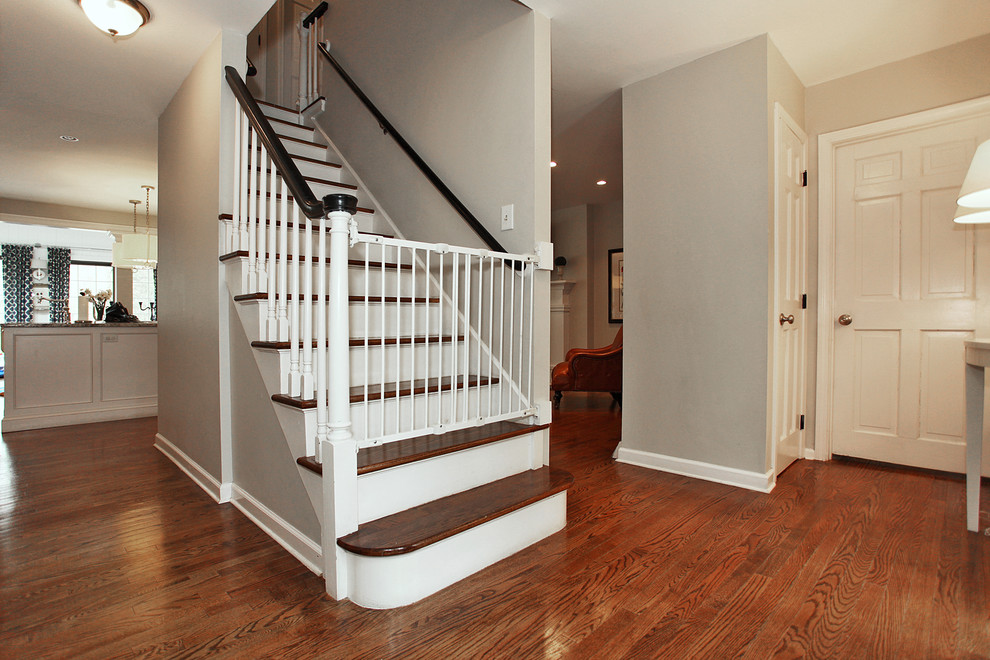 typical 1970's Colonial remodeld - Traditional - Staircase - New York ...
