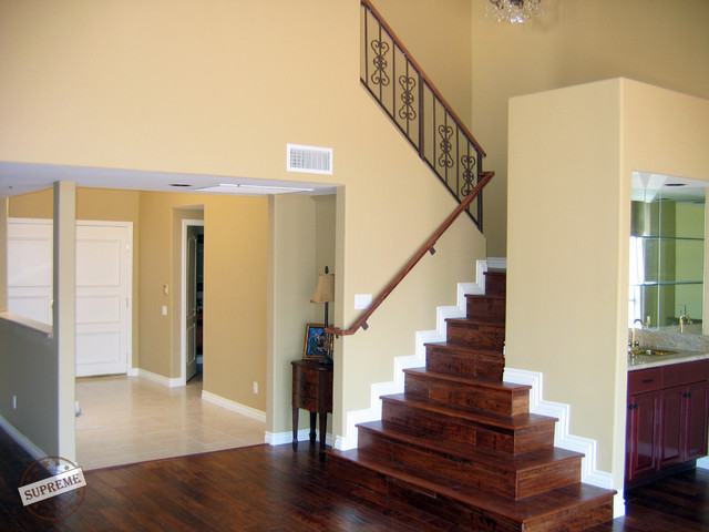 U Shaped Staircase | Los Angeles CA. - Moderne - Escalier - Los Angeles ...