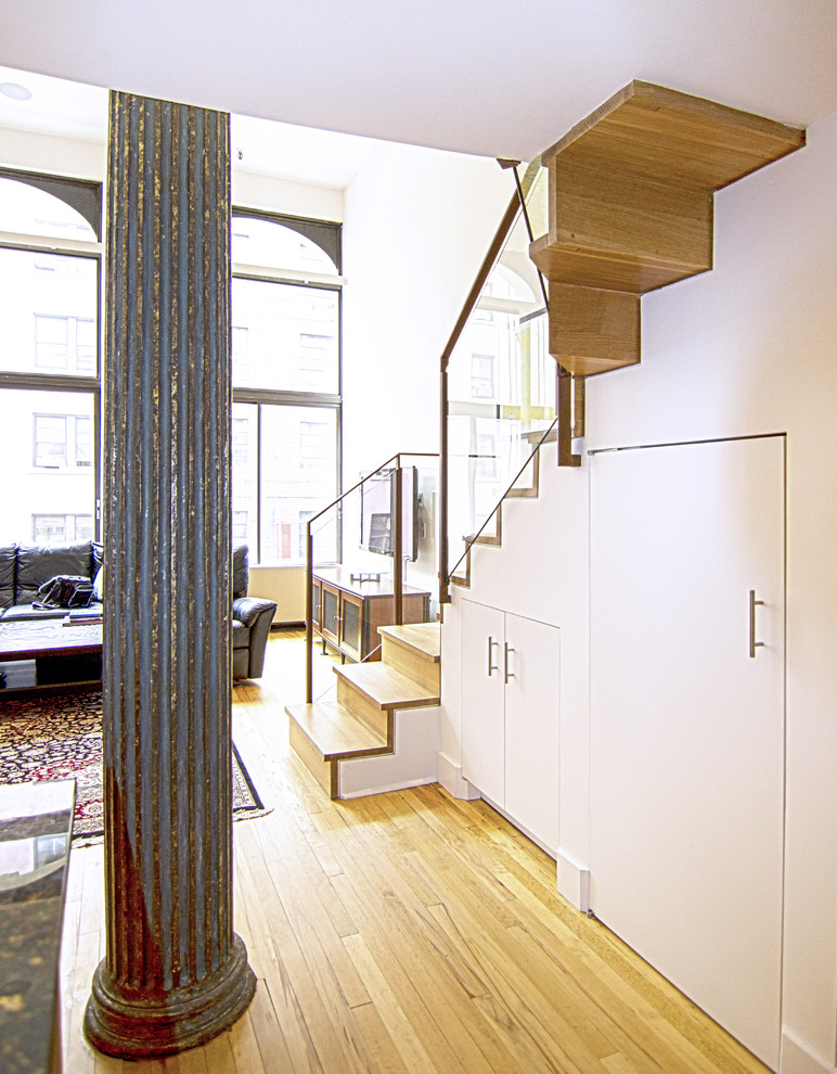 Union Square Apartment - Modern - Staircase - New York - by kimberly ...