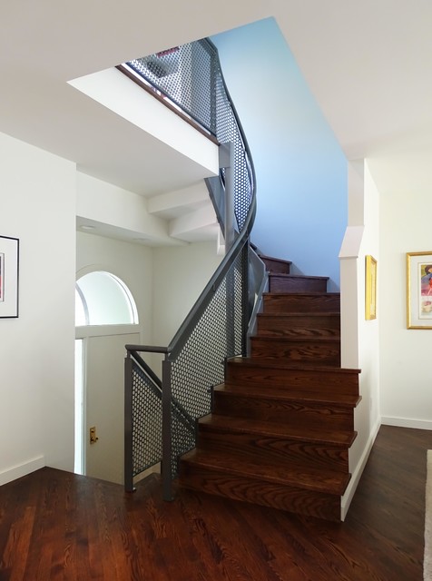 Updated 1970s Townhouse - Modern - Staircase - Minneapolis - by Sarah ...