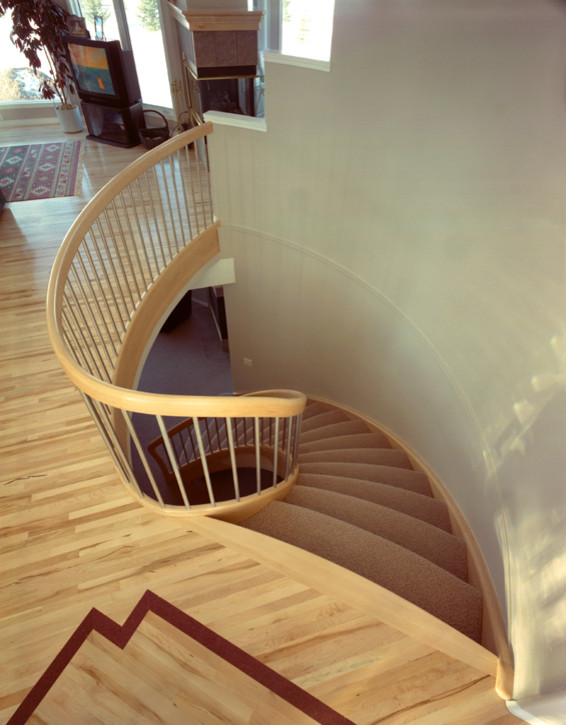 Upstairs One Side - Modern - Staircase - Calgary - by The Stair Shoppe ...