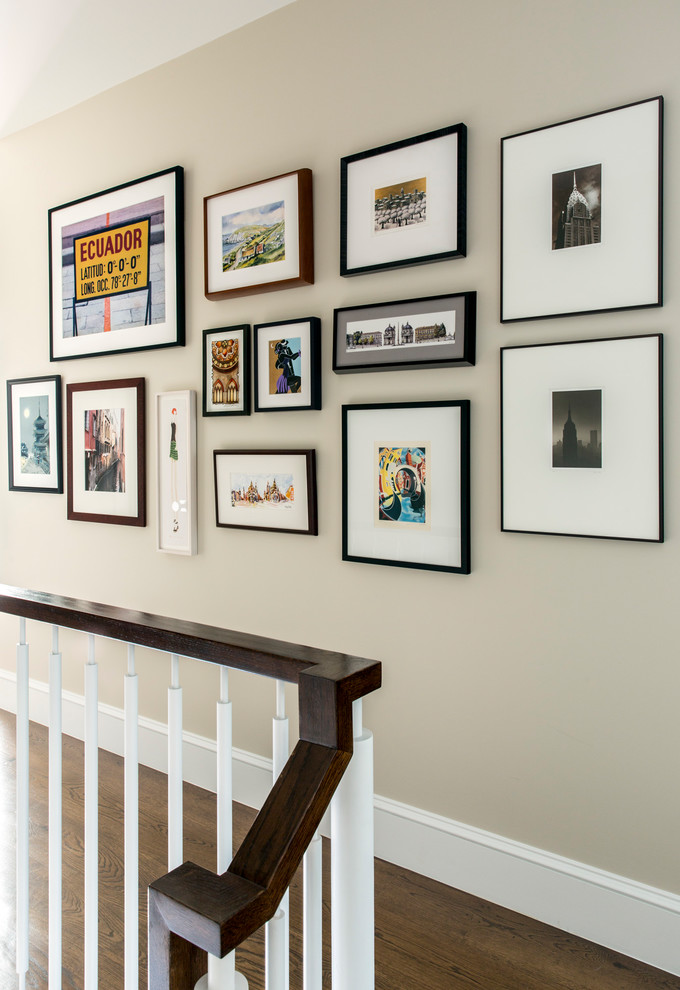 Upton Park- Gallery Wall - Transitional - Staircase - Boston - by LDa ...