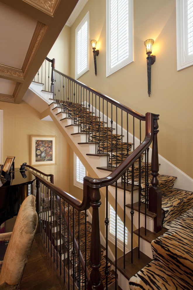 Urban Courtyard House stair - Traditional - Staircase - Kansas City ...