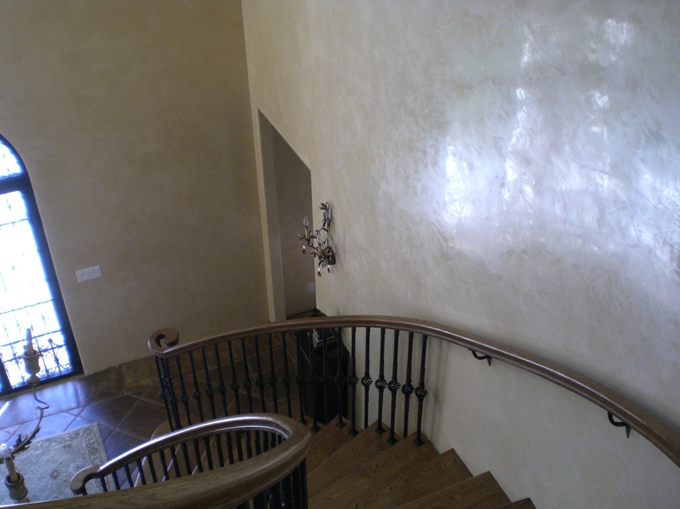 Venetian plaster on stairs - Contemporary - Staircase - Miami - by ...