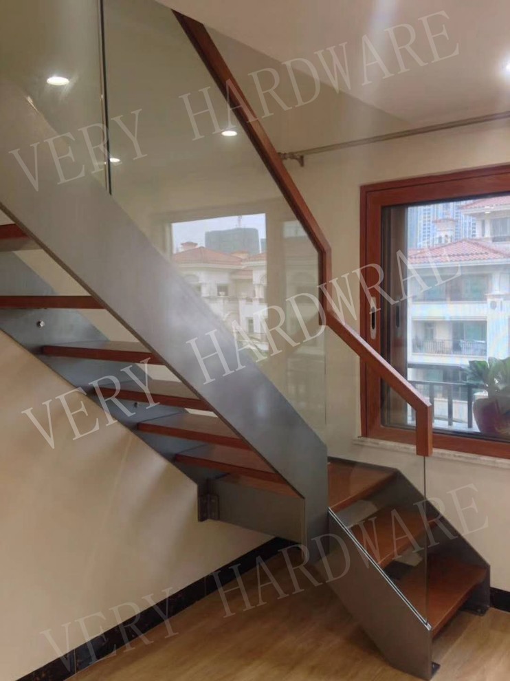 VERY Double Stringer Wood Stair - Modern - Staircase - Other - by VERY ...