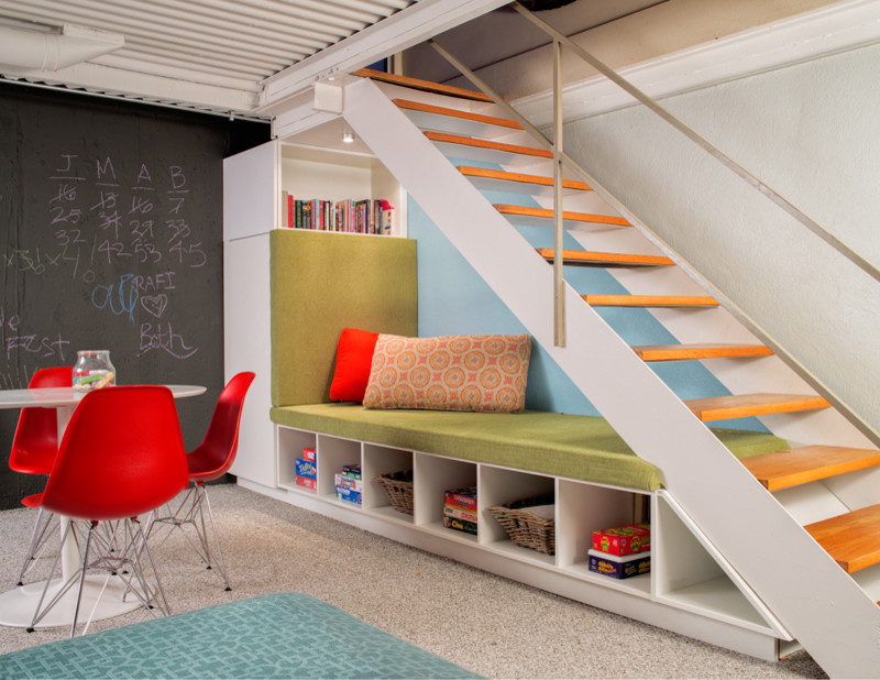 Victor Residence - Eclectic - Staircase - Detroit - by coG-studio | Houzz
