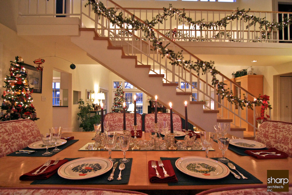 View of Dining Room - Traditional - Staircase - Chicago - by Sharp ...