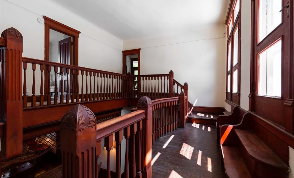 View of Upper Stairhall - Victorian - Staircase - New York - by Matthew ...