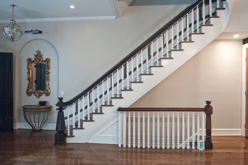 W.47TH ST. - MANHATTAN BROWNSTONE RENOVATION - AFTER PHOTO - STAIRS AND ...