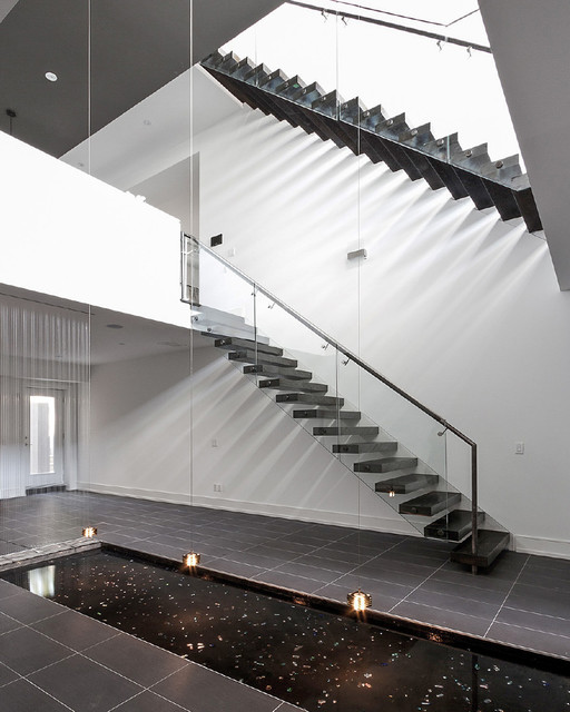 Wall supported cantilevered stairs - Modern - Staircase - Toronto - by ...