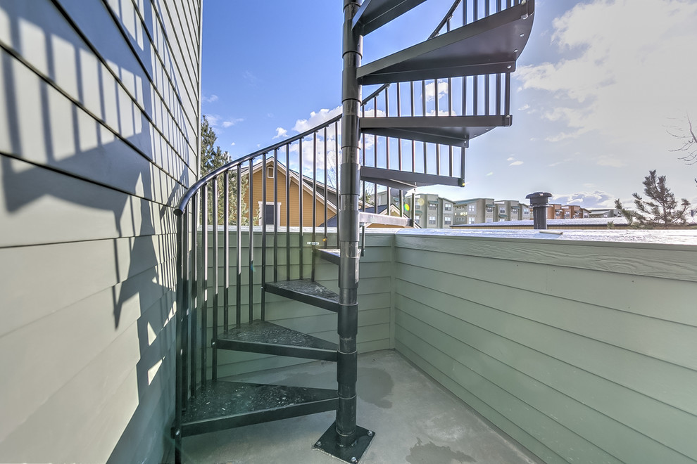 Waterfront District - Modern - Staircase - Boise - by Schneider Custom ...