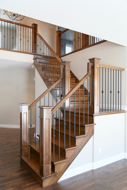 Waterloo Split-Layer Staircase - Staircase - Toronto - by Timber Barn ...