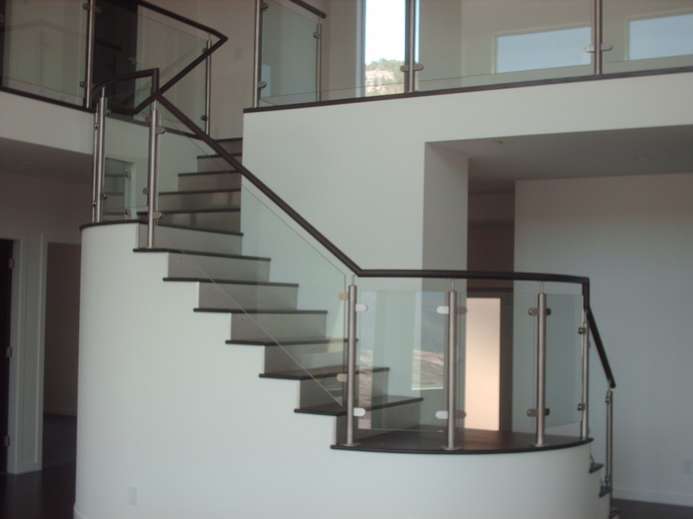 Weckel project - Modern - Staircase - Vancouver - by Stairtech Railing ...