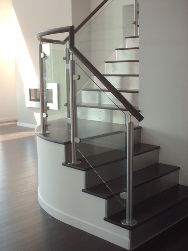 Weckel project - Modern - Staircase - Vancouver - by Stairtech Railing ...