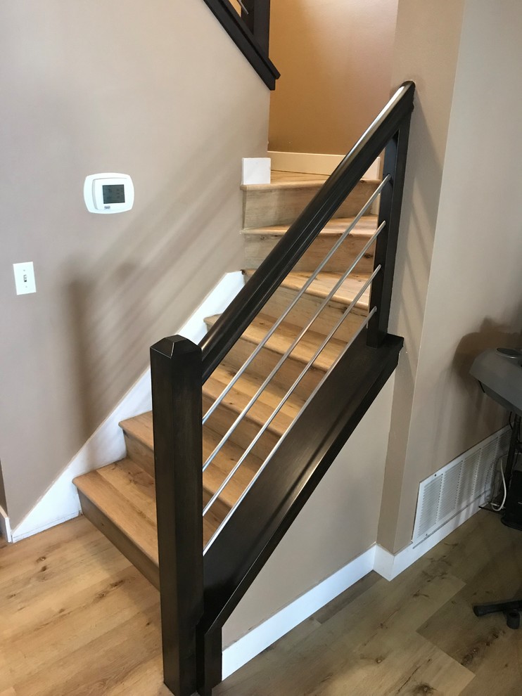 Westminster Townhouse stairway - Contemporary - Staircase - Orange ...