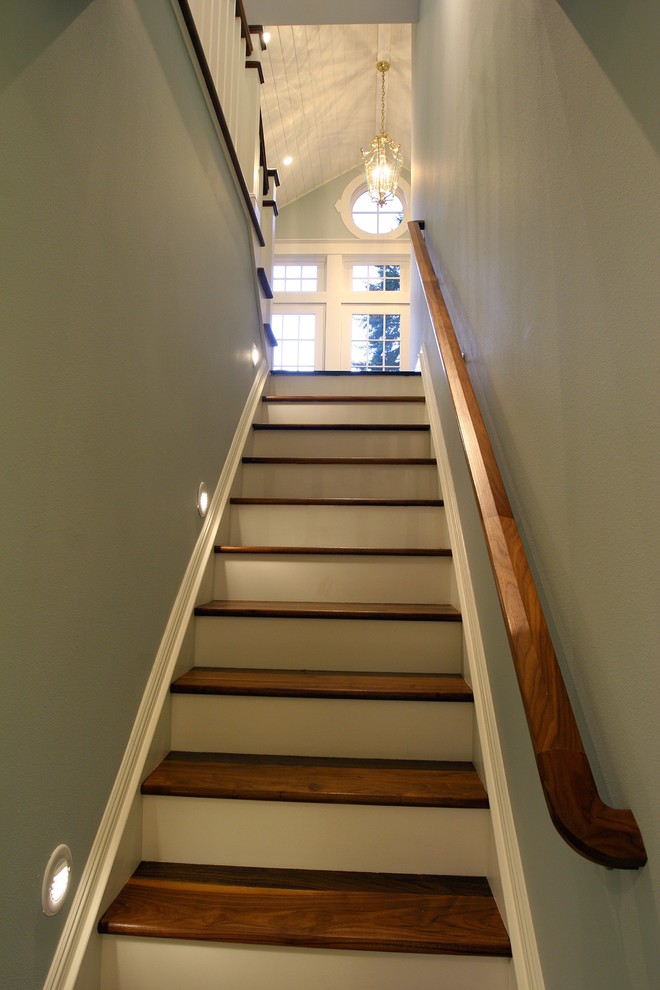 Whidbey Waterfront Renovation - Beach Style - Staircase - by Boren ...
