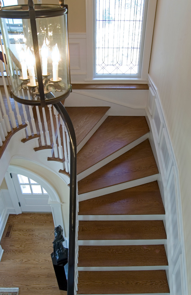 Whole House Renovation, Main Line Suburbs - Traditional - Staircase ...