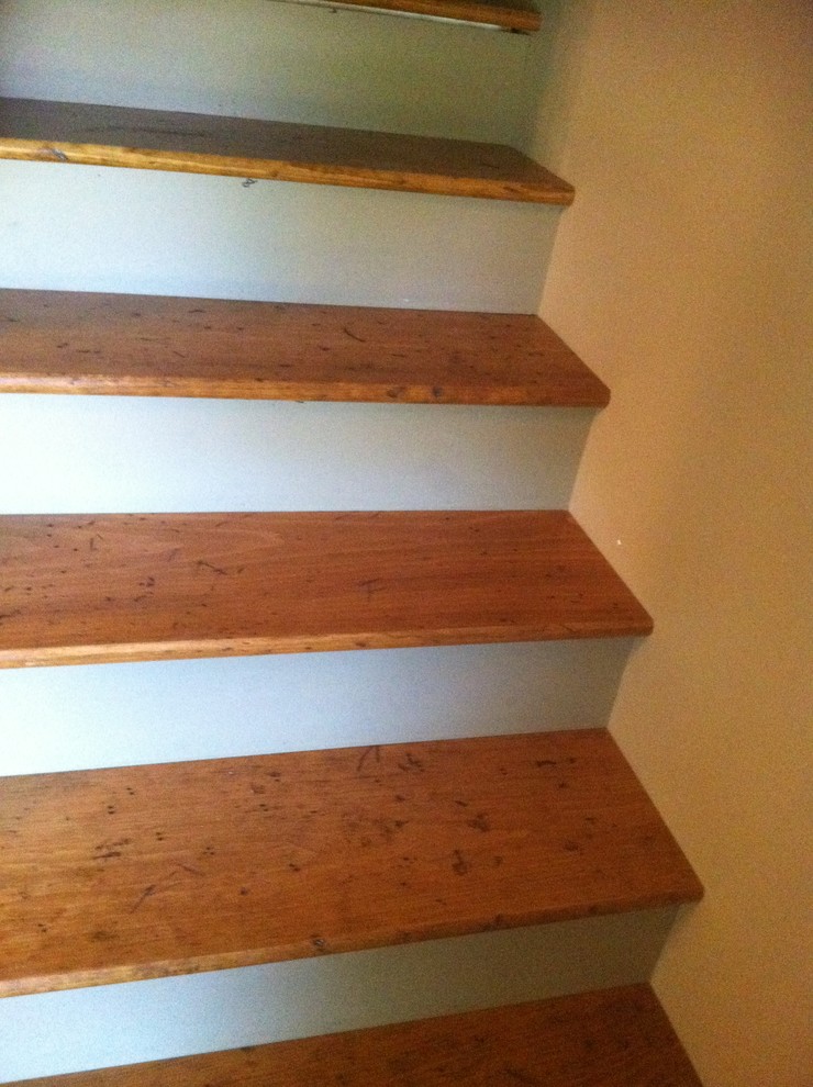 Wide Plank Hard Wood Flooring - Traditional - Staircase - Chicago - by Multiman Services | Houzz