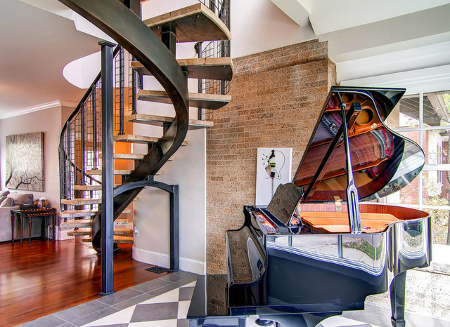Winding Stairs - Modern - Trappa - Denver - av Where Wood Meets Steel ...