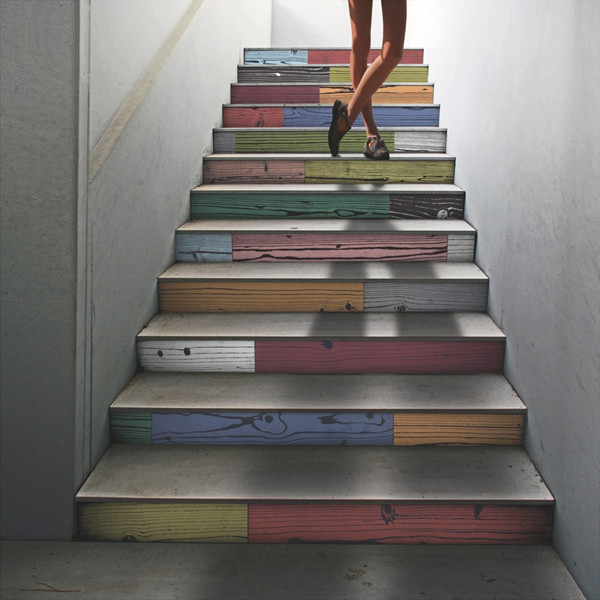 Wood Look Porcelain tile - Rustic - Staircase - Denver - by Crossville ...