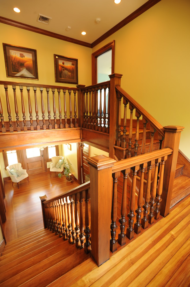Wood Stain and Interior Paint - Staircase - Boston - by Fitzgerald ...