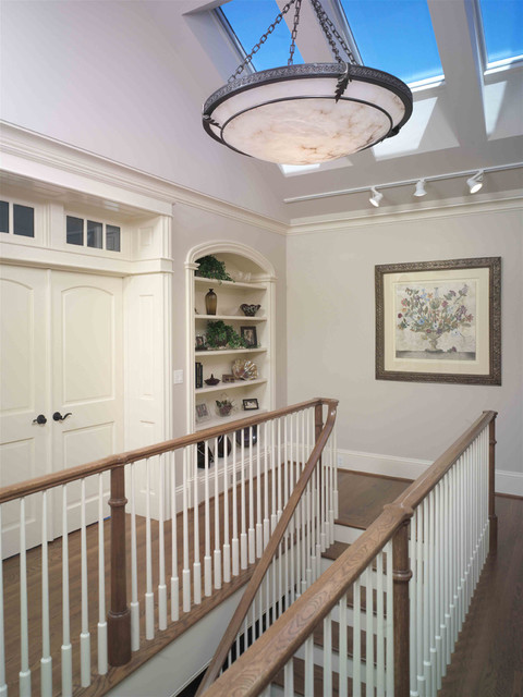 Woodway Residence stairway - Traditional - Staircase - Seattle - by ...